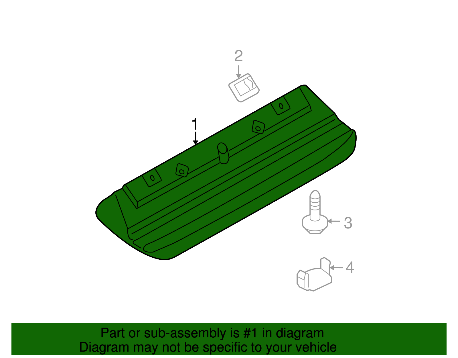 2009 Subaru Forester 2009 Subaru Forester - High Mount Lamp ...