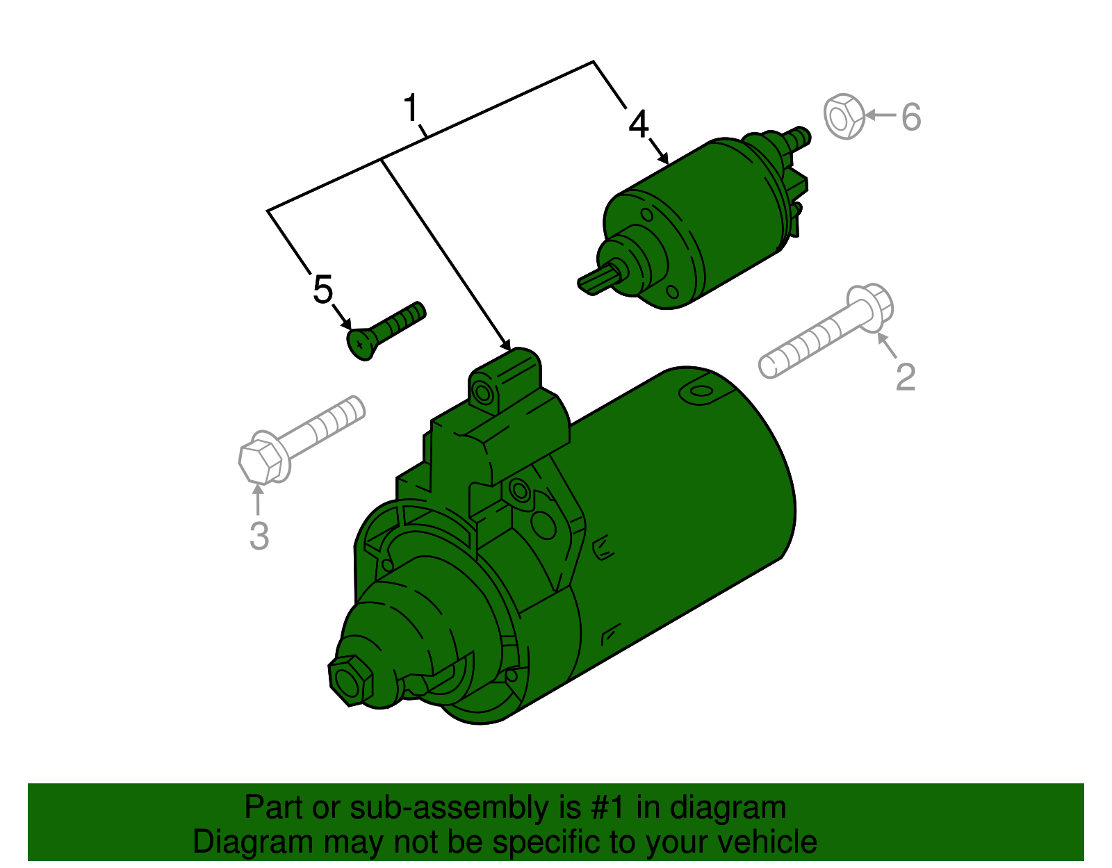 06M-911-024-X - Starter 2017-2025 Audi | Audi OEM Parts Guy