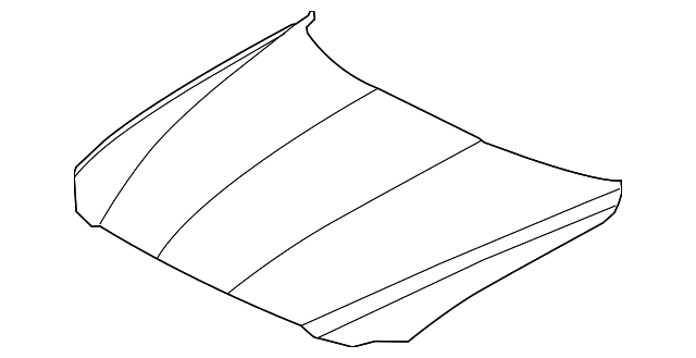2016-2023 Jaguar XF Hood T2H4135 | JaguarParts.com