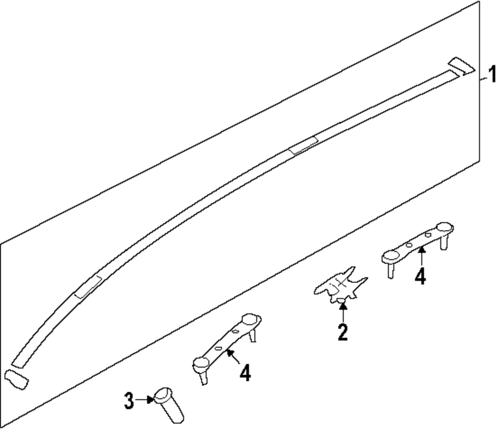 2024-2025 Subaru 2024 Subaru - Roof Molding 91046FN010 | World OEM ...