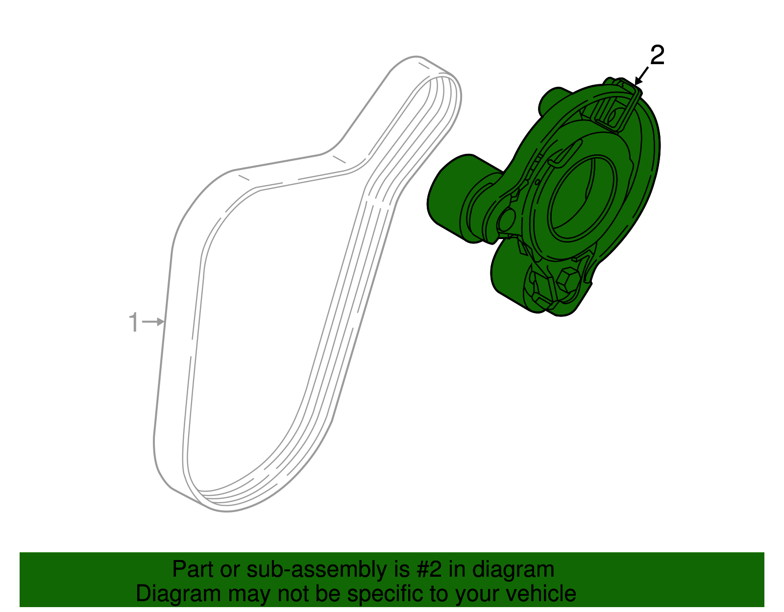 11-28-7-634-197 - Serpentine Tensioner - 2014-2020 BMW i8 | BMW Parts ...