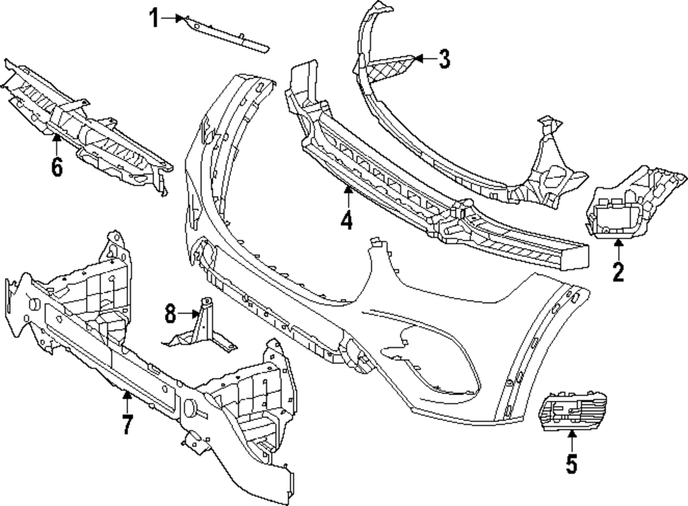 167-885-85-08 - Center Reinforced 2024-2025 Mercedes-Benz | Mercedes ...