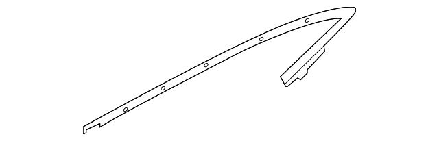 2014-2024 Infiniti Window Molding 822804GA0A | OEM Parts Online