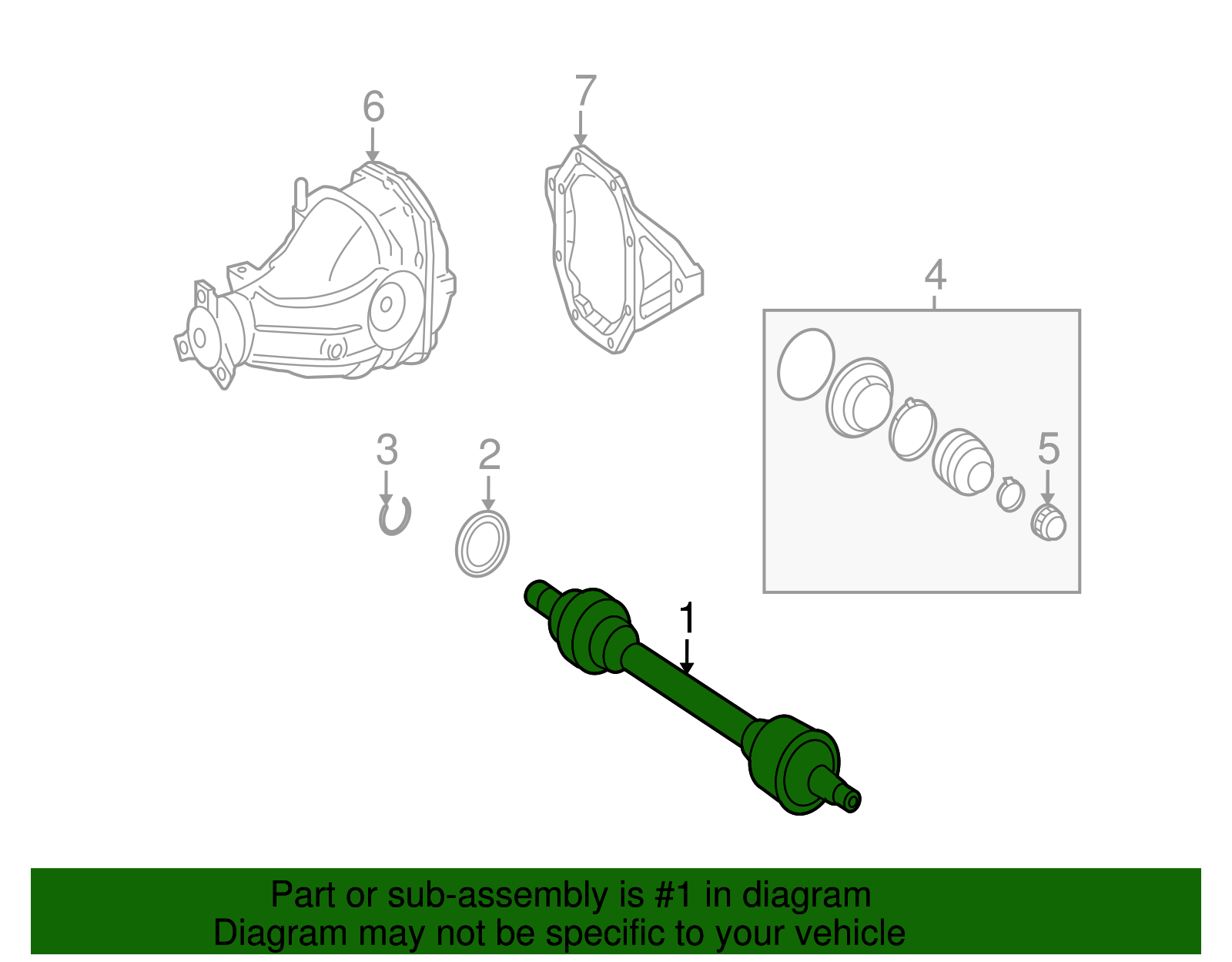 204-350-81-23 - Axle Assembly 2008-2017 Mercedes-Benz | Mercedes-Benz ...