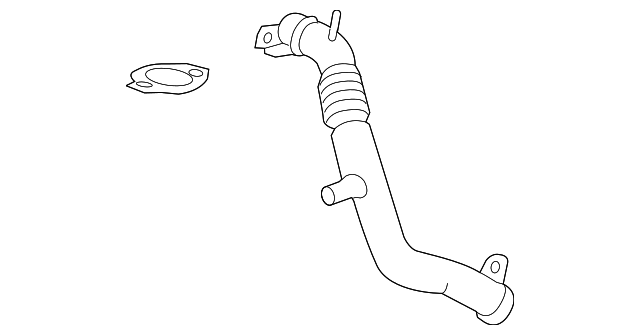 2024-2025 GM Outlet Pipe 12737235 | Courtesy Parts