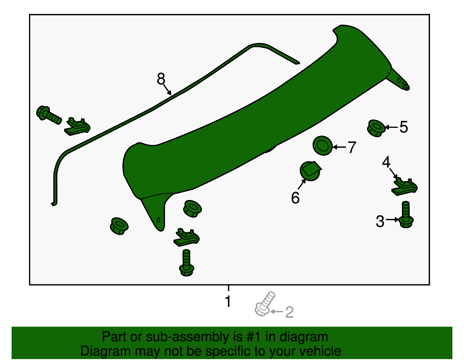 96030-6MA1B - Spoiler 2017-2019 Nissan | Nissan Parts & Accessories Online