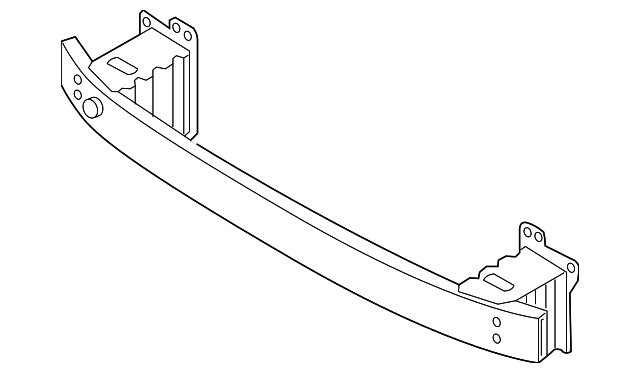 4H0-807-109-C - Impact Bar 2011-2018 Audi | Audi OEM Parts Guy