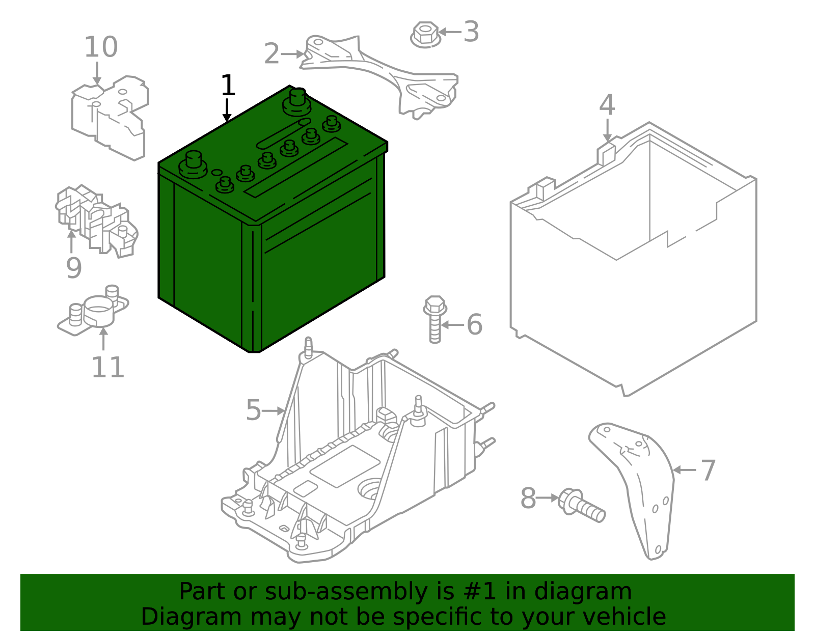PX8F-18-520-9U - Vehicle Battery Florida Mazda Parts