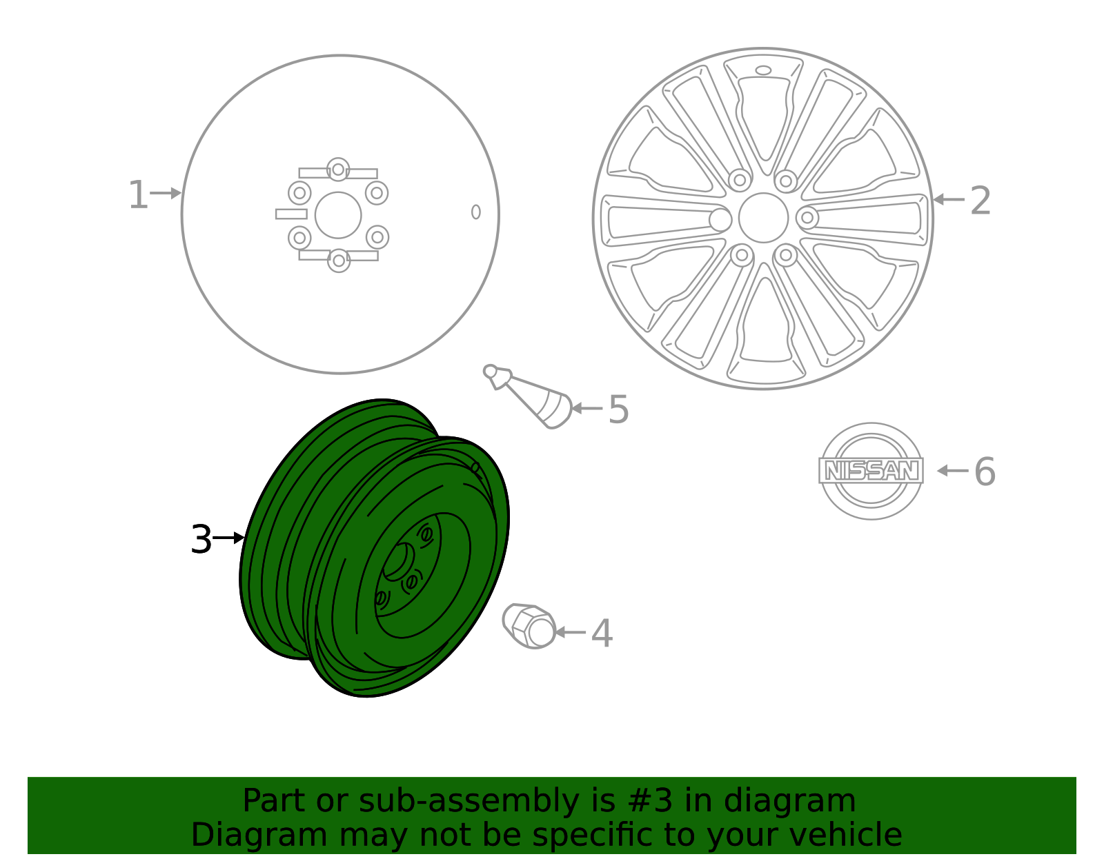 Spare Wheel | Official Nissan Parts Store