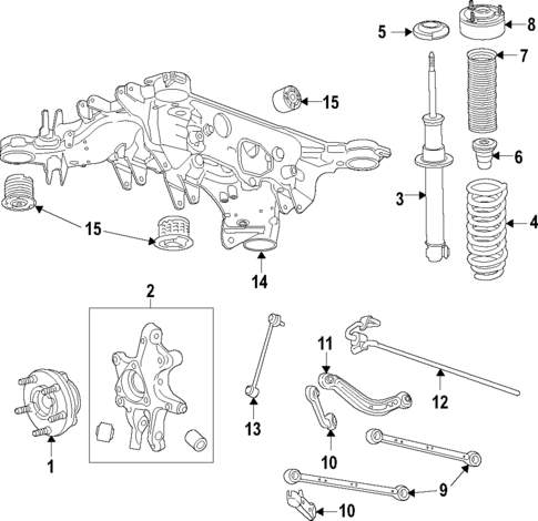 Rear Axle for 2017 Cadillac CT6 | GMPartsDirect.com