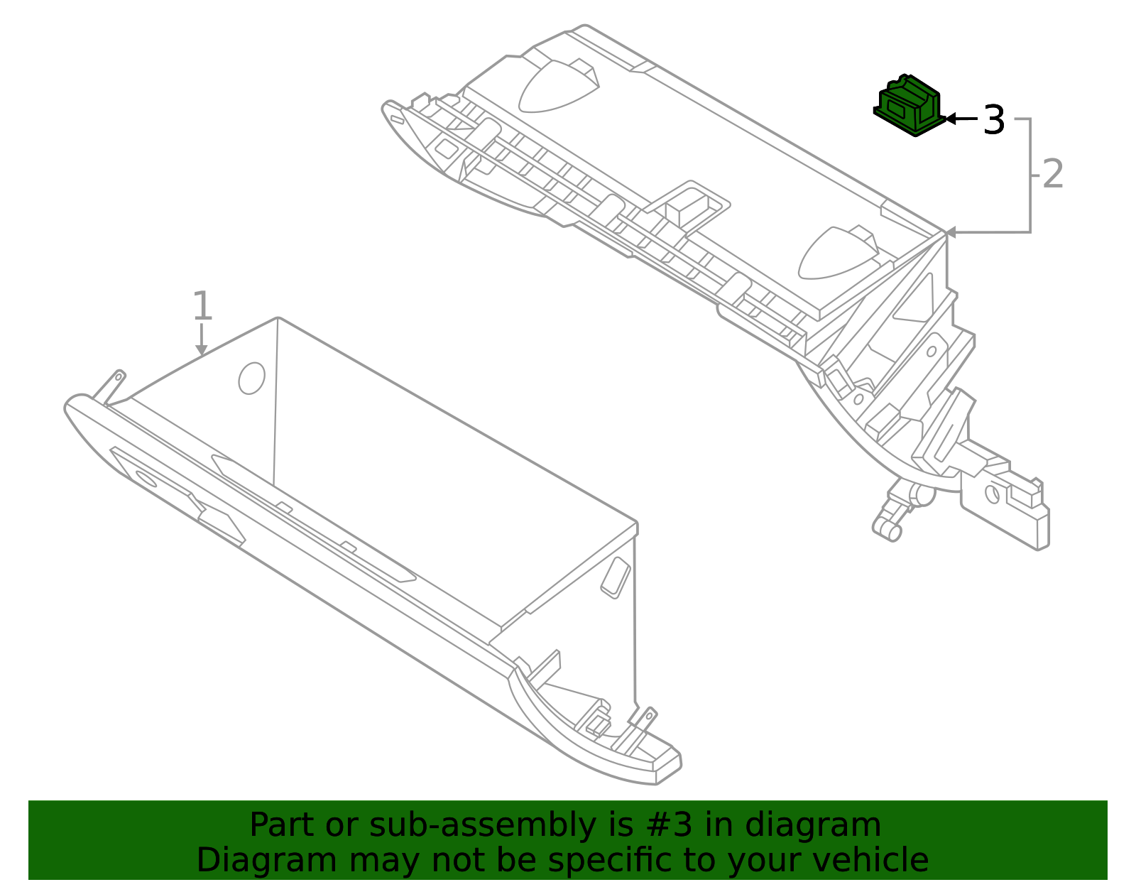 Hyundai - 97288-AR000 - Glove Box Lamp - 2022-2025 Genesis | OEM ...