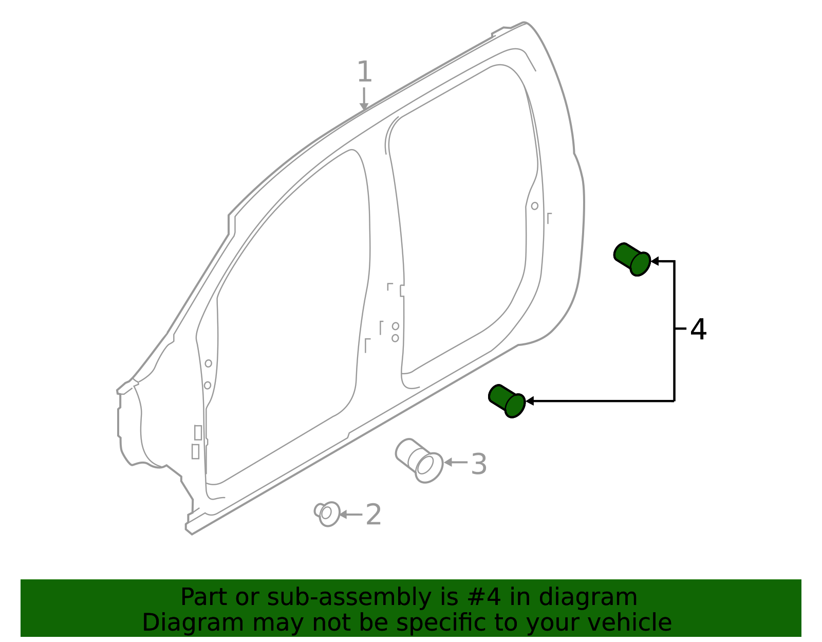 01236-00051 - Uniside Panel Nut Official Nissan Parts Store