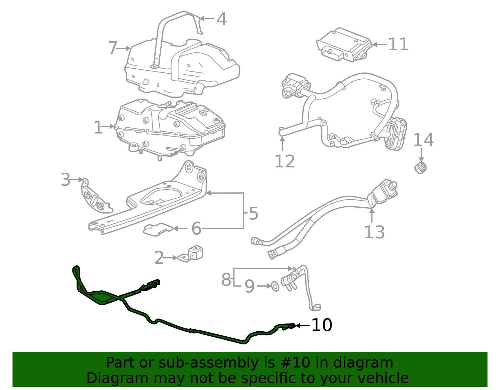 2020-2023 GM Fluid Pipe 85516393 GM | GMPartsDirect.com