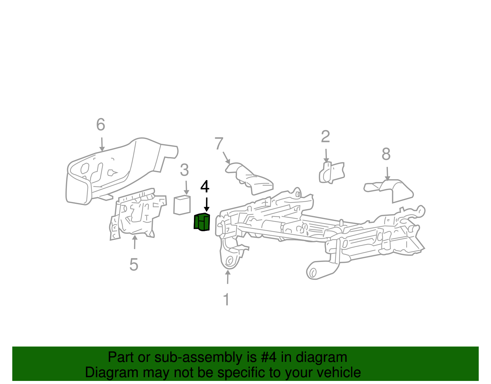 2006-2012 GM Light Cashmere Front Lumbar Control Switch 19168196 | Shop ...