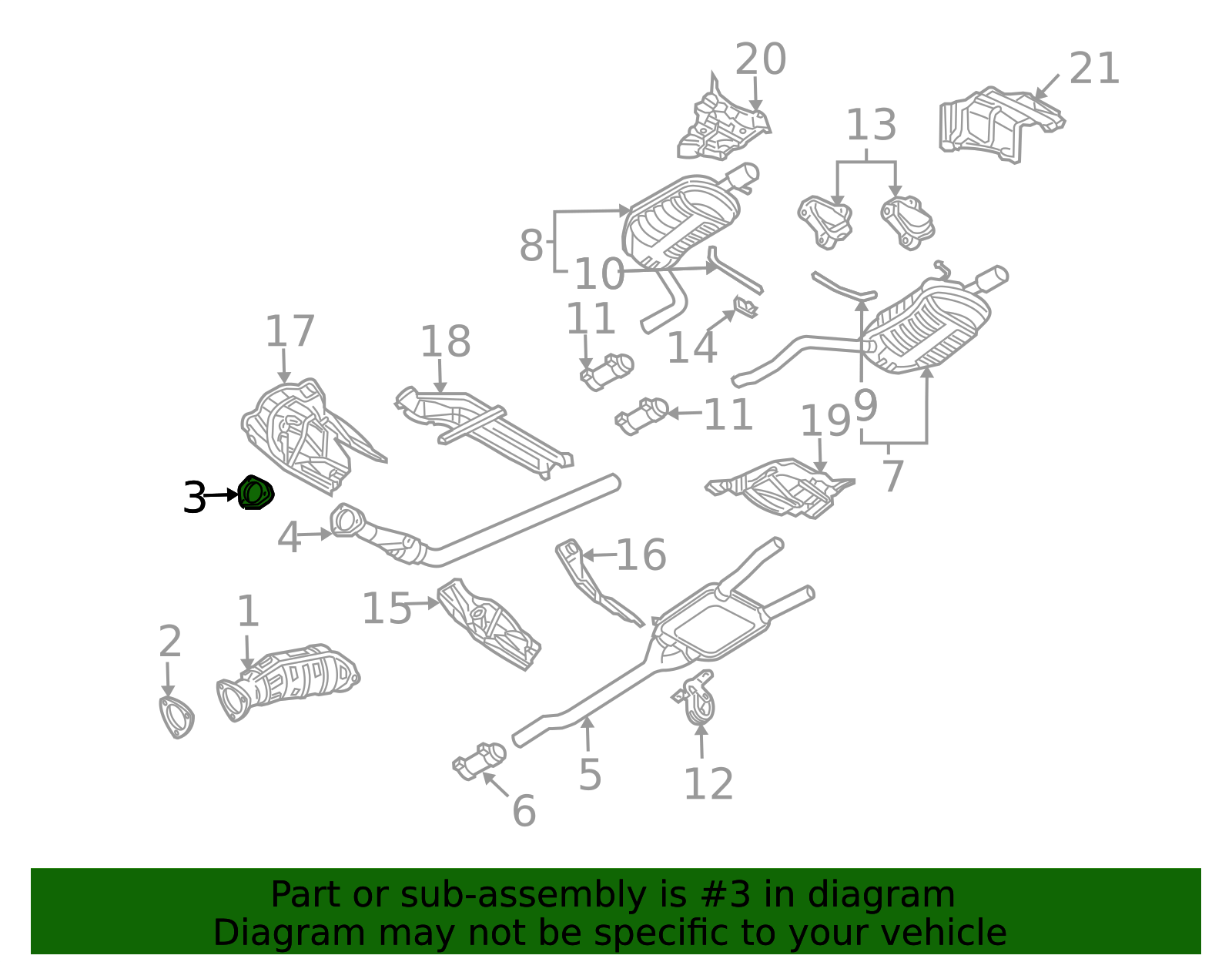 1H0-253-115 - Gasket 1997-2009 Audi | Audi OEM Parts Guy