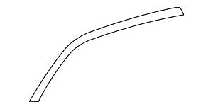 2005-2015 Toyota Tacoma Roof Drip Molding (Right) 75551-04051 | OEM ...