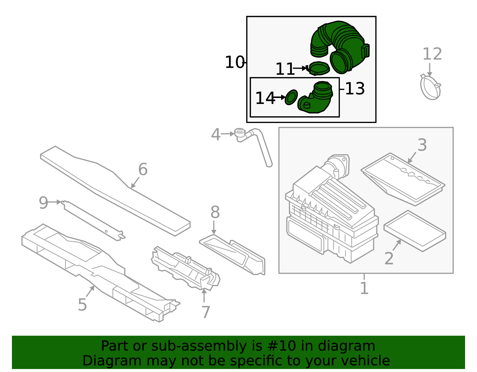 2022-2025 Audi Intake Pipe 5WA-129-654-A | OEM Parts Online
