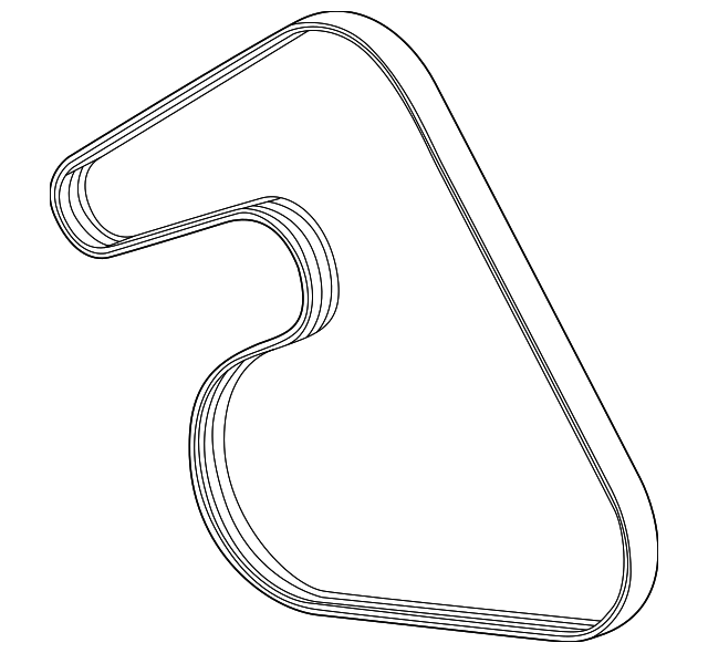 2011-2012 Chevrolet Accessory Drive Belt 55567574 | Capital Chevy Parts