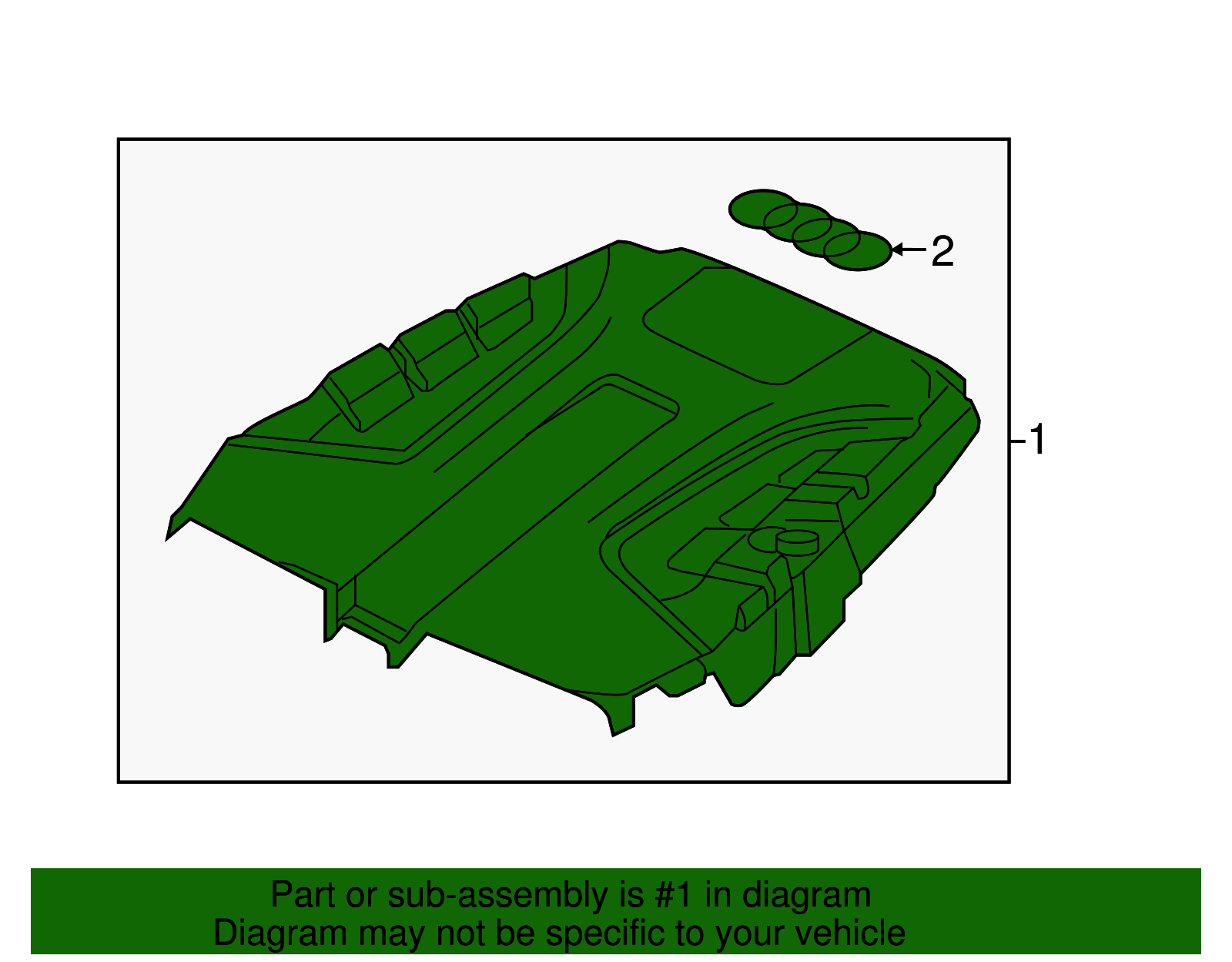 2017-2019 Audi Q7 Engine Cover 4M0-133-849-A | OEM Parts Online