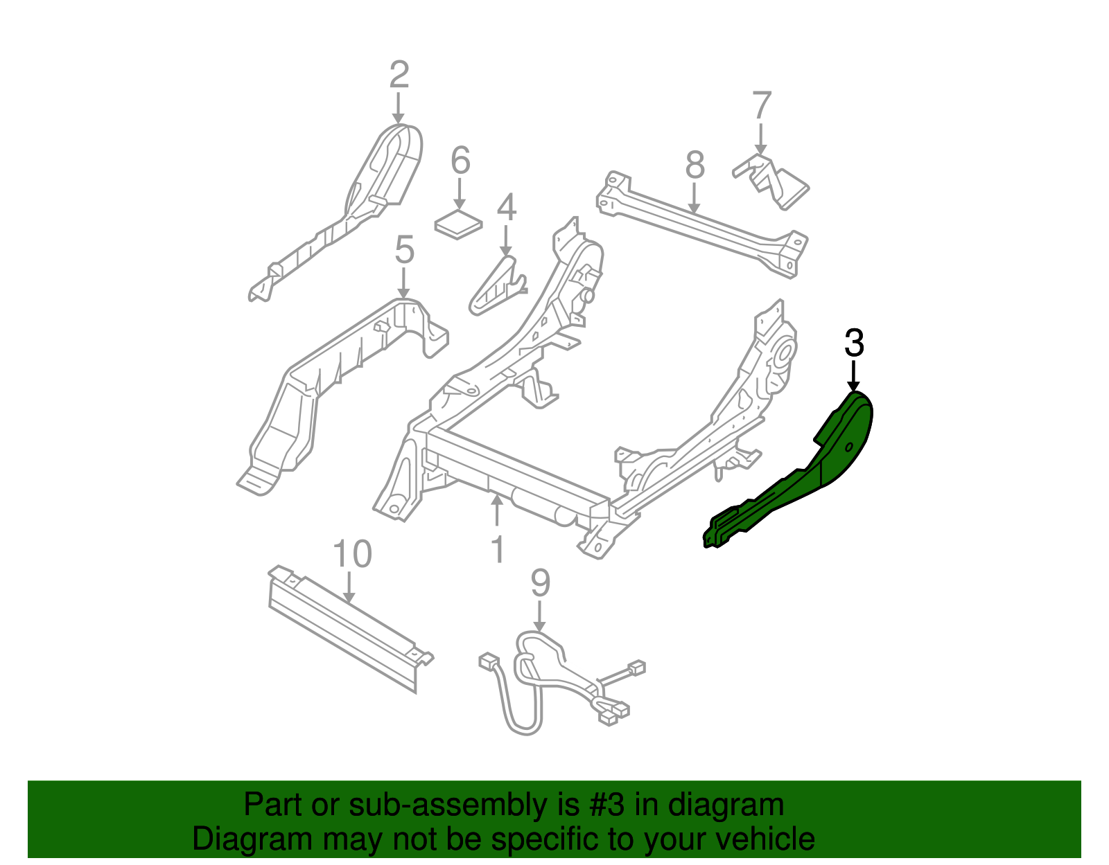 2005-2021 Nissan Side Cover 87331-EA002 | Sullivan Brothers Nissan