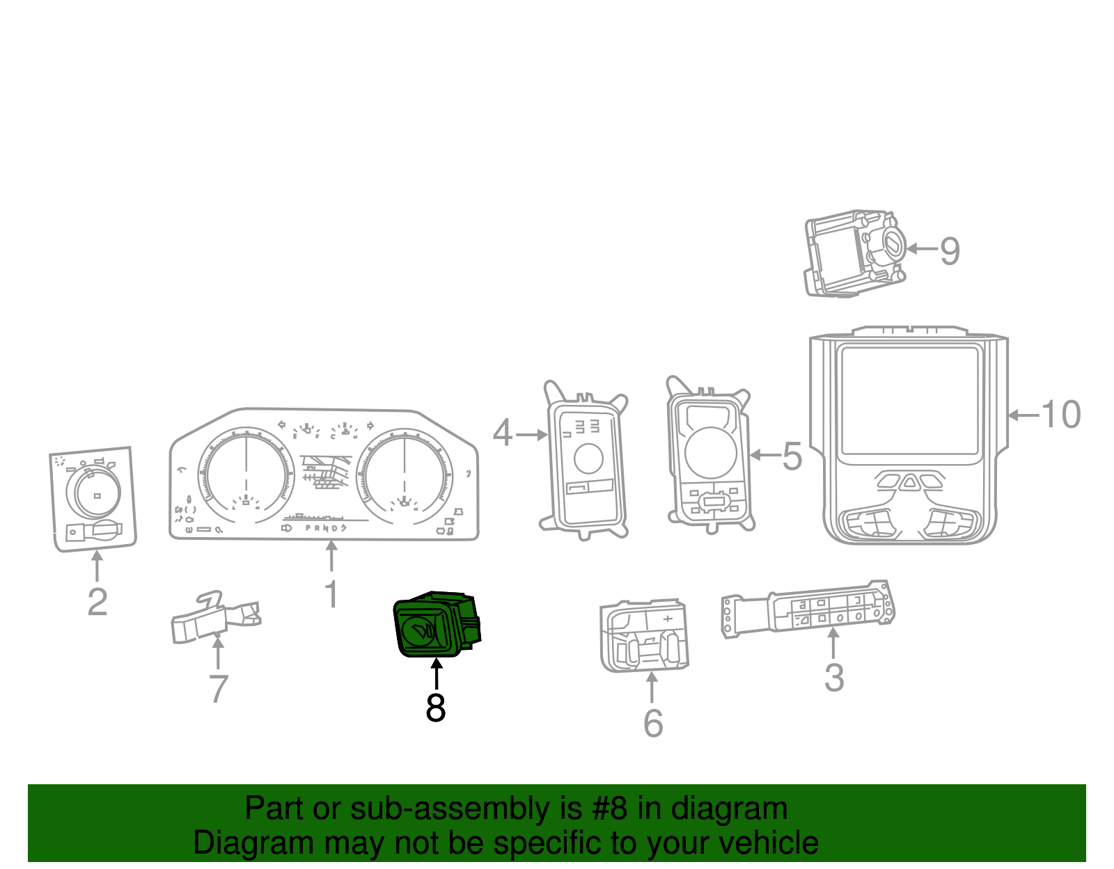 1984-2024 Mopar Switch 04221463 | Mopar Parts Canada