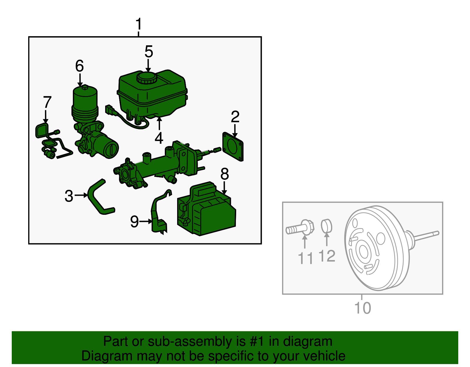 47025-04032 - Toyota Brake Master Cylinder 2009-2010 Toyota Tacoma ...