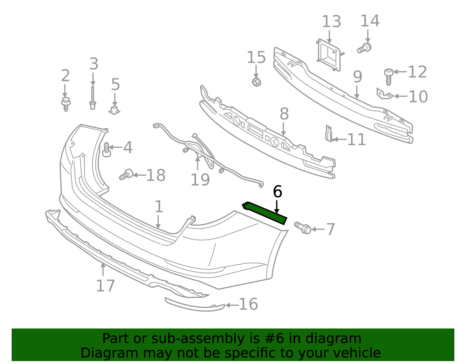 86613-4C000 - Side Retainer 2012-2013 Kia Optima | Kia.Parts Store