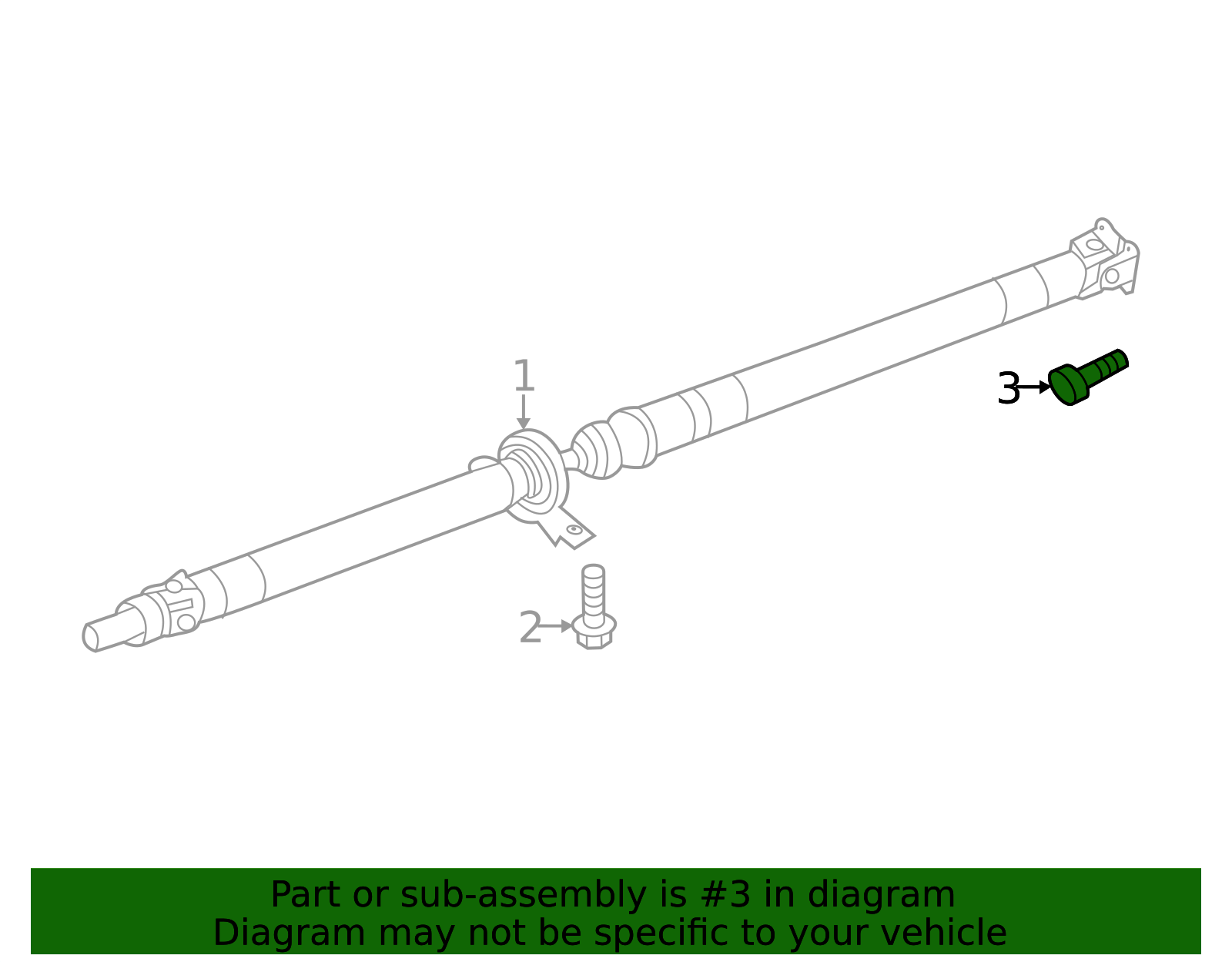 2018-2025 Subaru Drive Shaft Assembly Mount Bolt 901700144 | Subaru ...