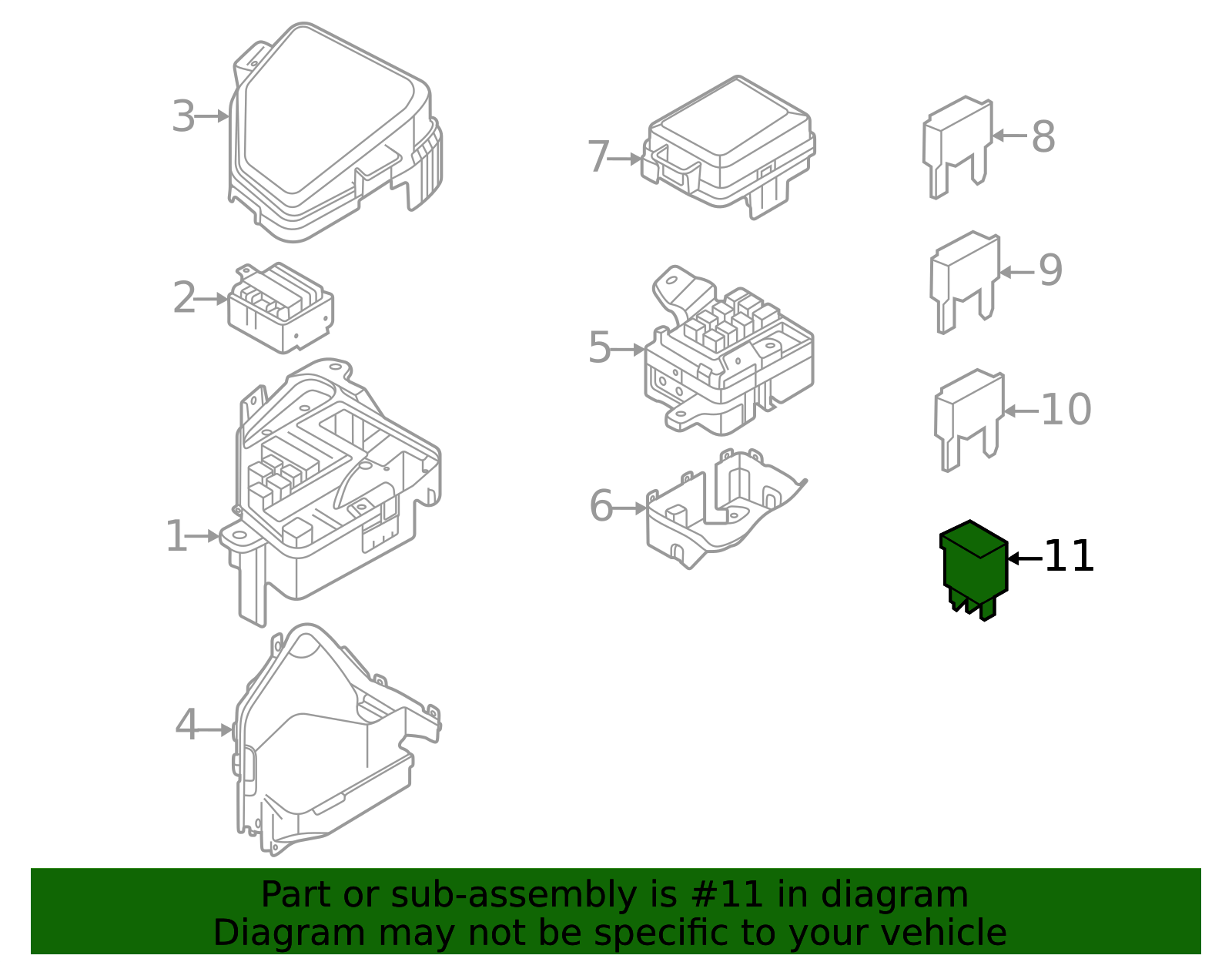 952302p020 - Hyundai Accessory Power Relay 2015-2025 Hyundai ...