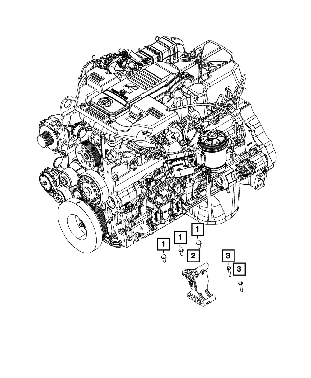 05281795AA - Alternator Bracket 2020-2024 Ram | The Official Mopar eStore