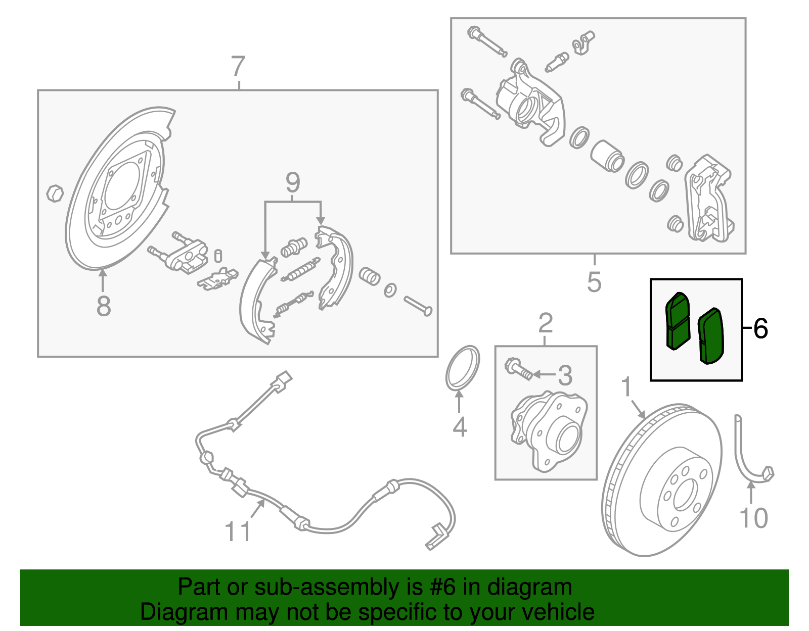 2013-2019 Nissan Brake Pads Rear D4060-9HM0B | Nissan Parts Central