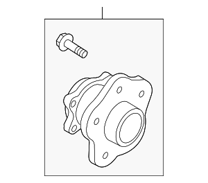 2007-2023 Nissan Hub Assembly 43202-3JA1A | Nissan Parts Store