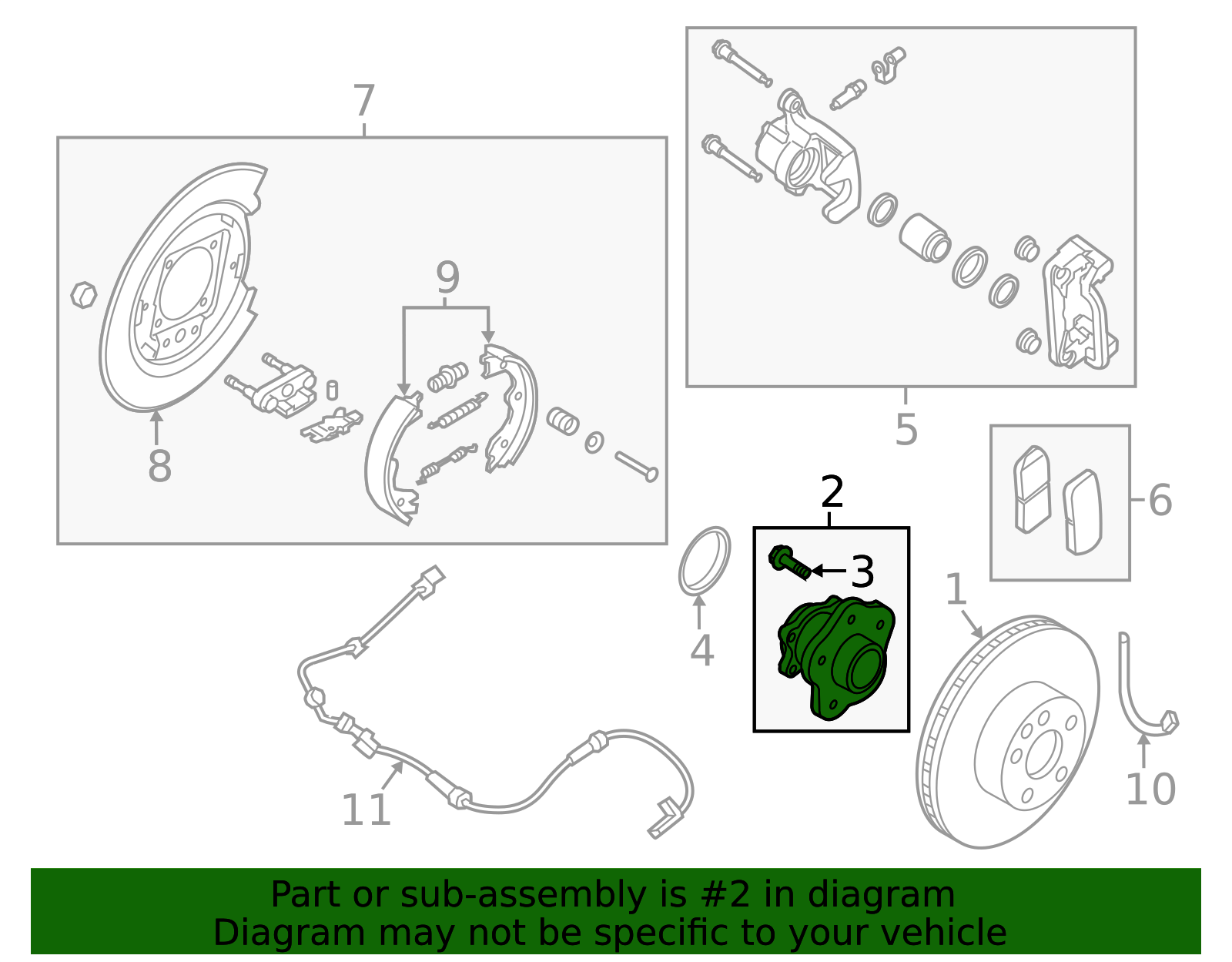 43202-3JA1A - Hub Assembly 2007-2023 Nissan | Official Nissan Parts Store