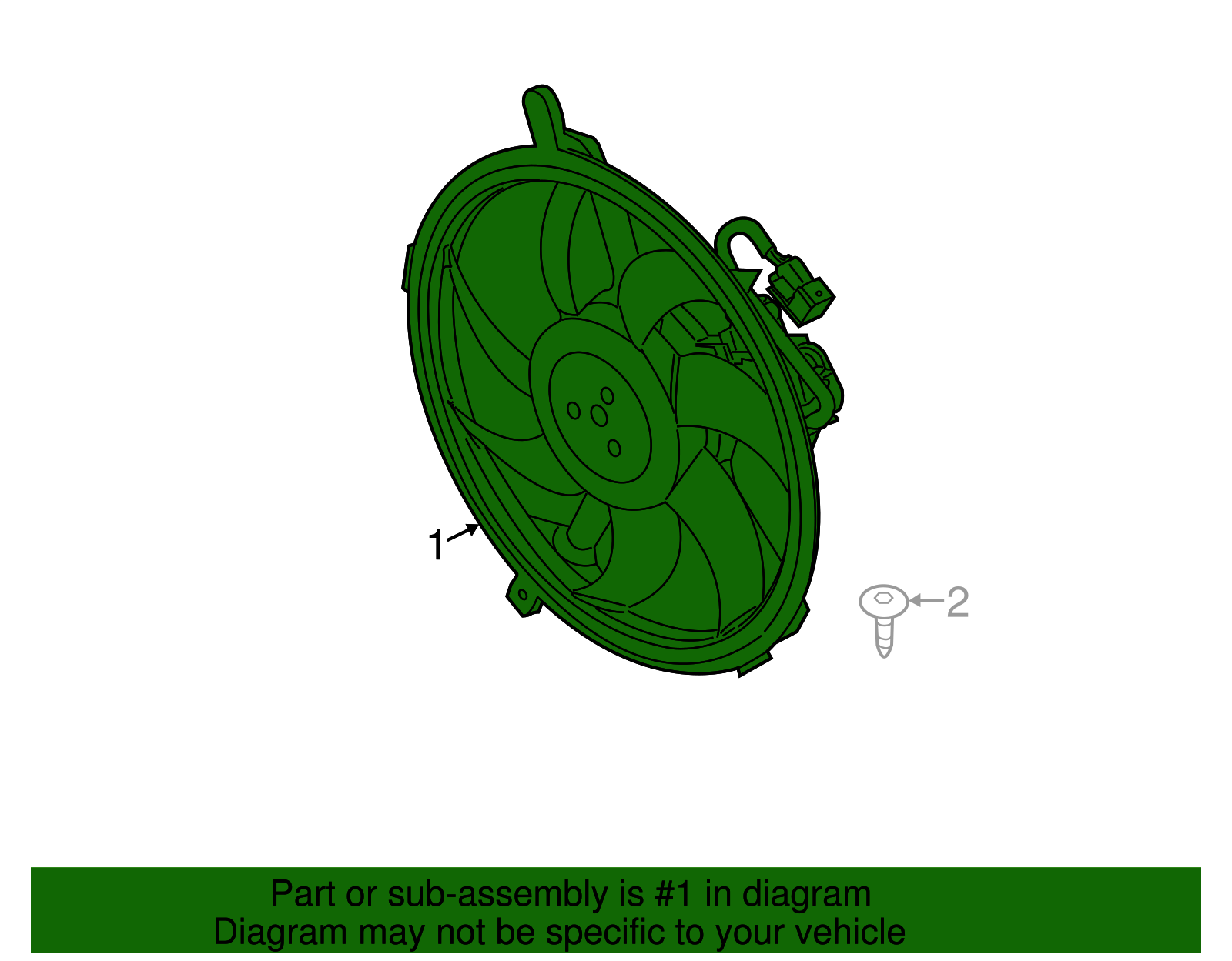 17-42-7-535-100 - Fan Assembly 2011-2016 Mini | Braman BMW & MINI Parts