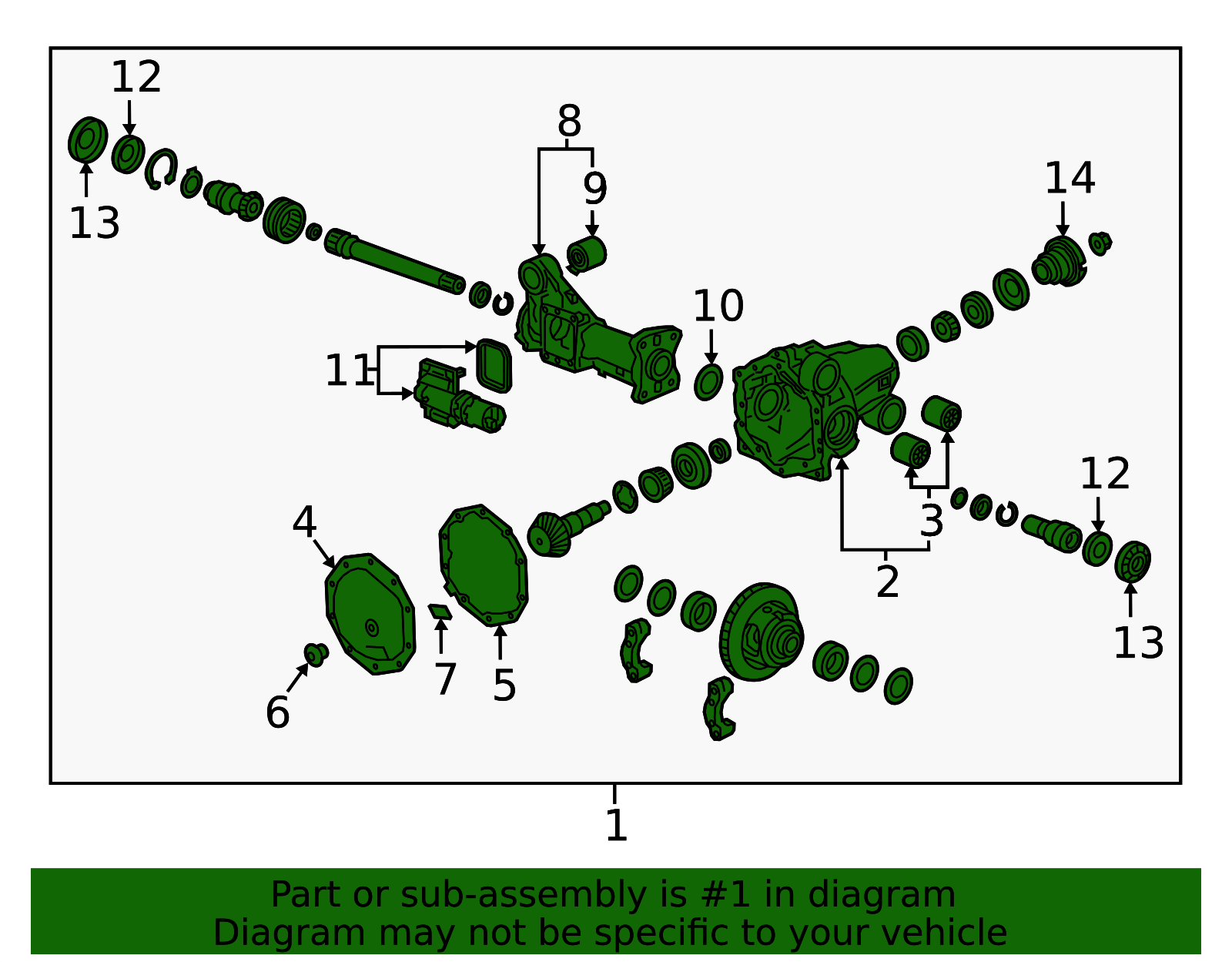 2019-2022 GM Front Axle Assembly 84865588 | Chevy Parts Pros