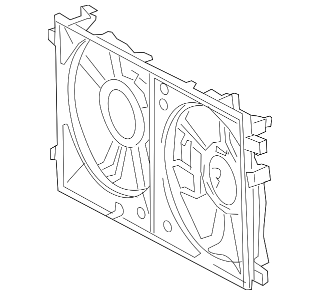 2023-2025 Toyota Corolla Fan Shroud 16711-37150 | Toyota Parts Center