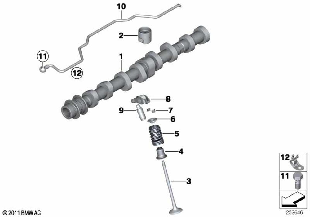 11317616470 - BMW Camshaft Exhaust 2010-2019 BMW | Performance Auto Parts