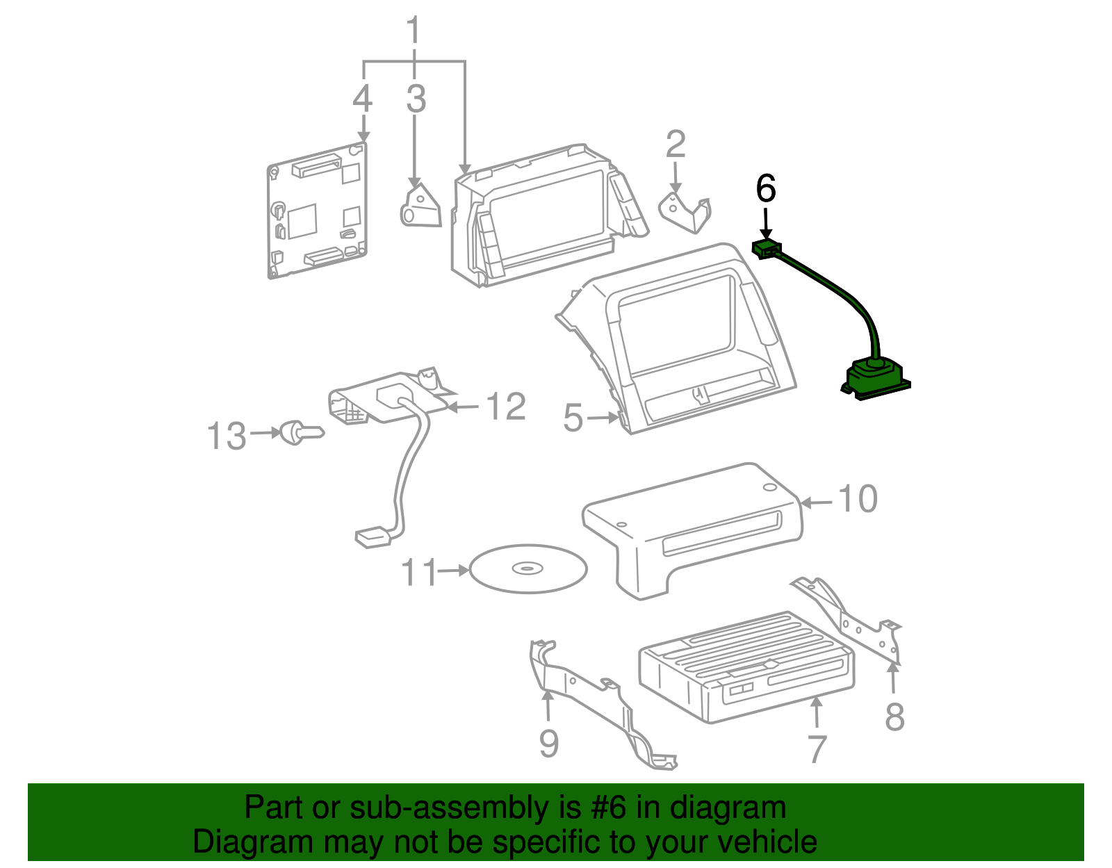 2004-2005 Toyota Prius Microphone 86250-60040 | Toyota Parts Center