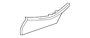 2013-2019 Cadillac XTS Piano Black Instrument Panel Lower Trim Plate ...