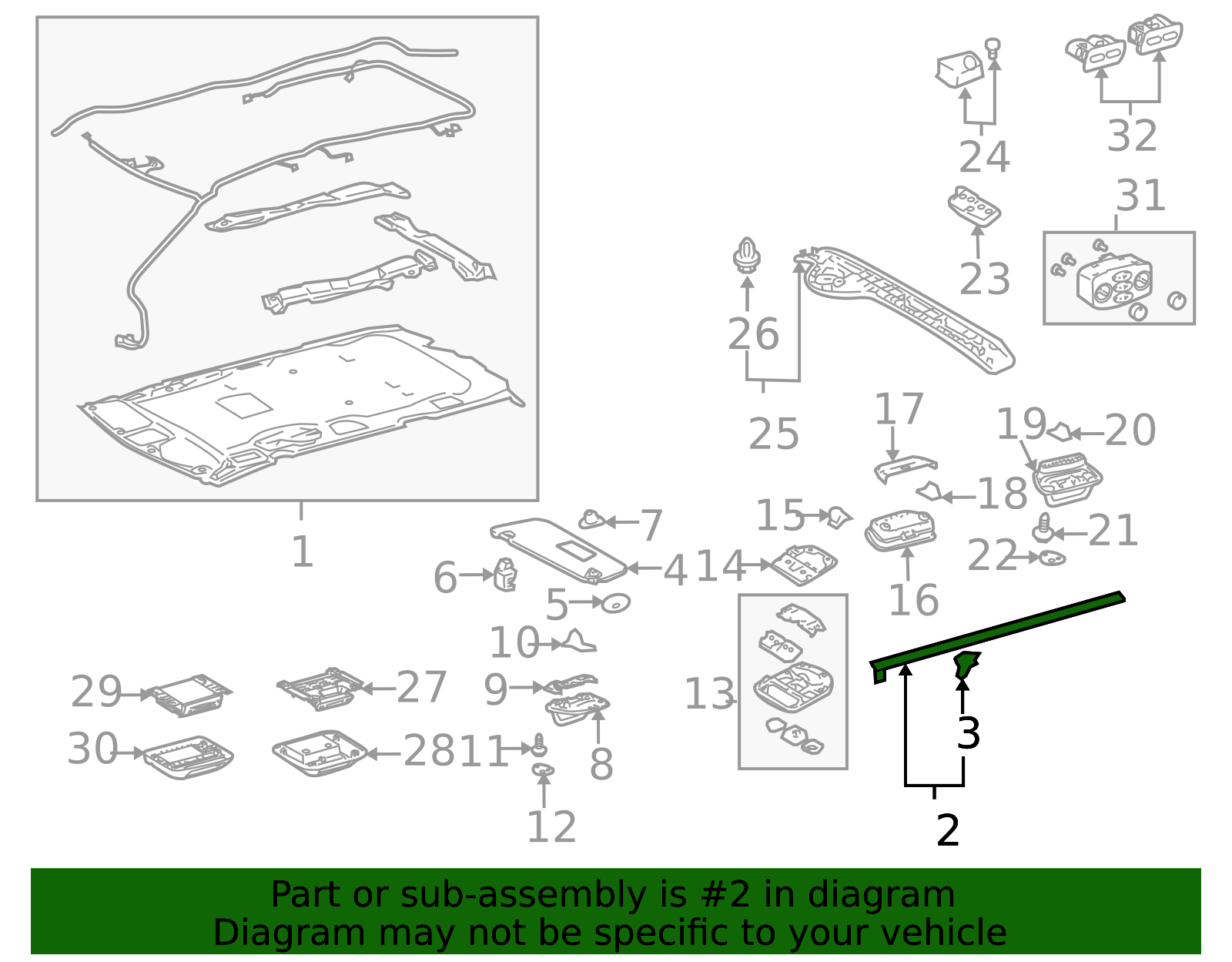 62381-AE012 - High-Quality Headliner Seal for AutoNation Parts
