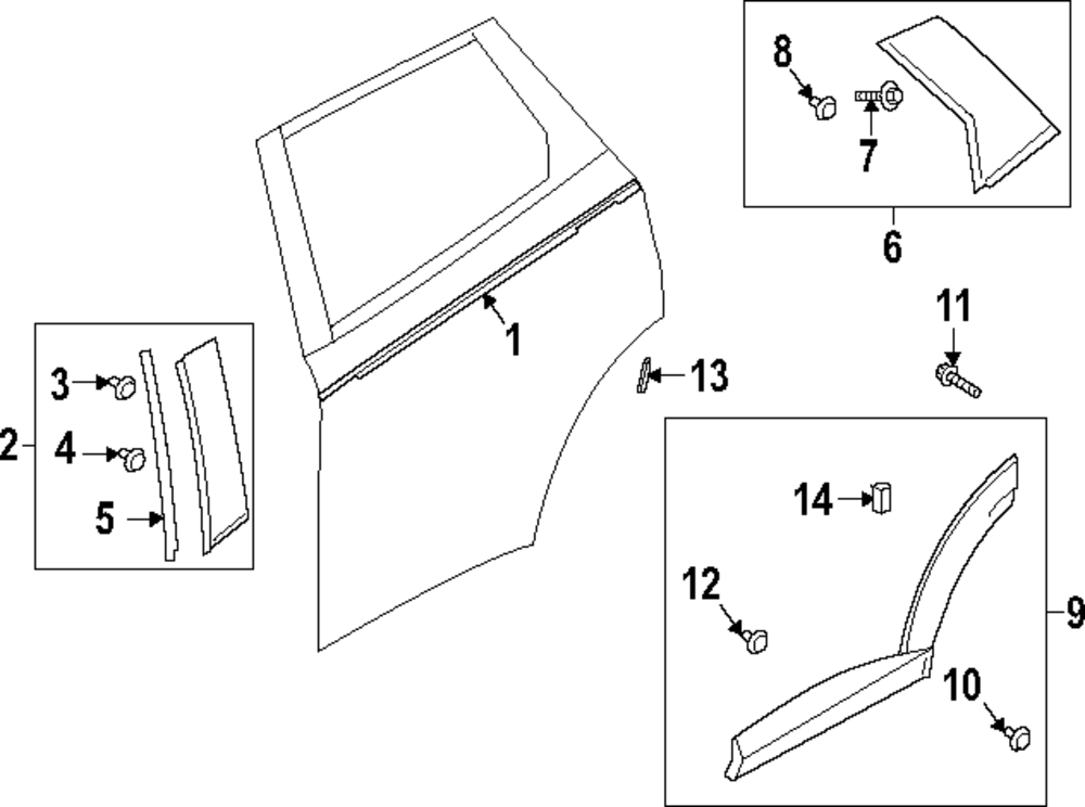 DFR5-51-833 - Body Side Molding Rivet 2020-2025 Mazda | Mazda Parts Connect