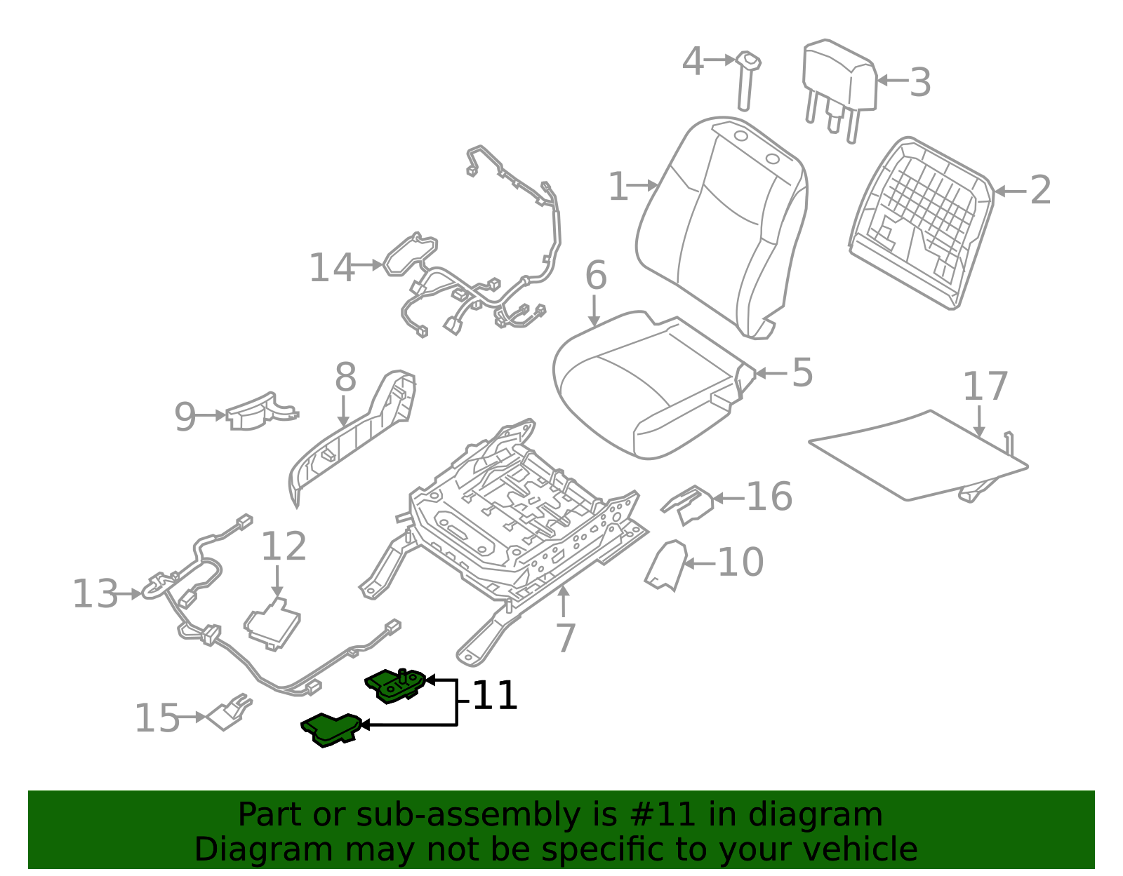 Occupant Sensor 98853-6RR0A | OEM Parts Online