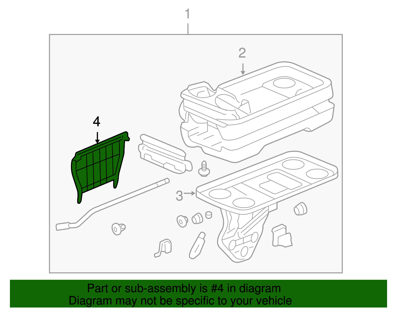 81192-SHJ-A01ZC - Cover Arm (Inner) *YR239L* (Ivory) - 2005-2007 Honda ...