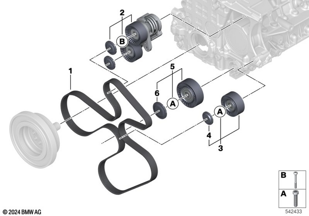 11287628653 - BMW Ribbed V-Belt 2006-2015 BMW | Performance Auto Parts