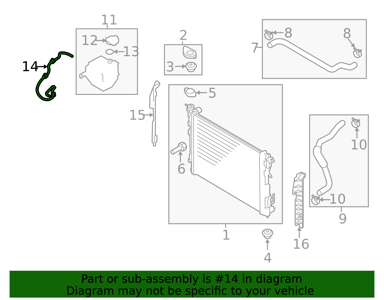 25451-3W050 - Overflow Hose 2011-2013 Kia Sportage | Kia.Parts Store