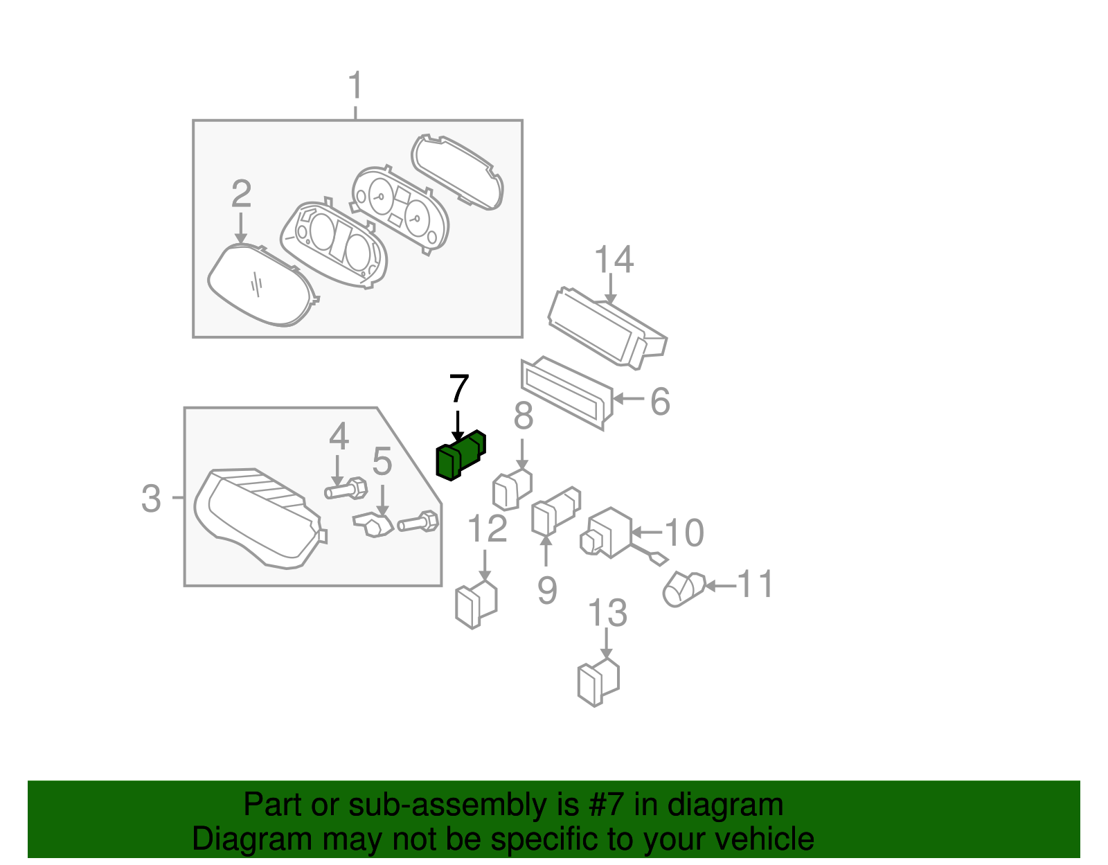 Genuine OEM Stab Control Switch Part# 93750-3L250-3G-DS Fits 2006-2011 ...