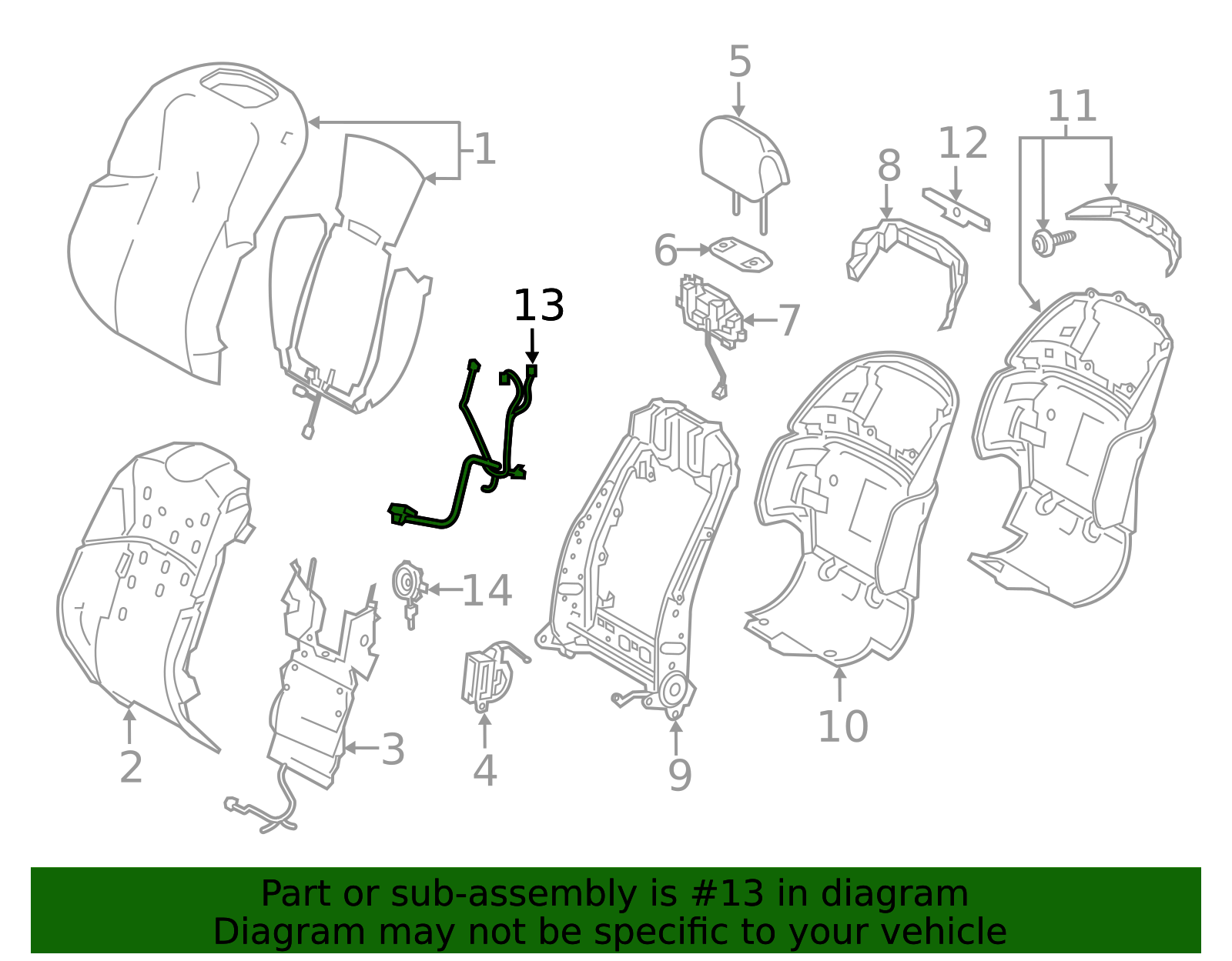 8219A-50030 - High-Quality Power Seat Wiring Harness for 2018-2025 ...