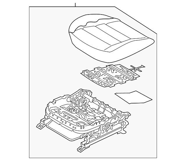 88200-B0180KMT - Cushion Assembly 2017-2018 Kia Forte | Kia.Parts Store