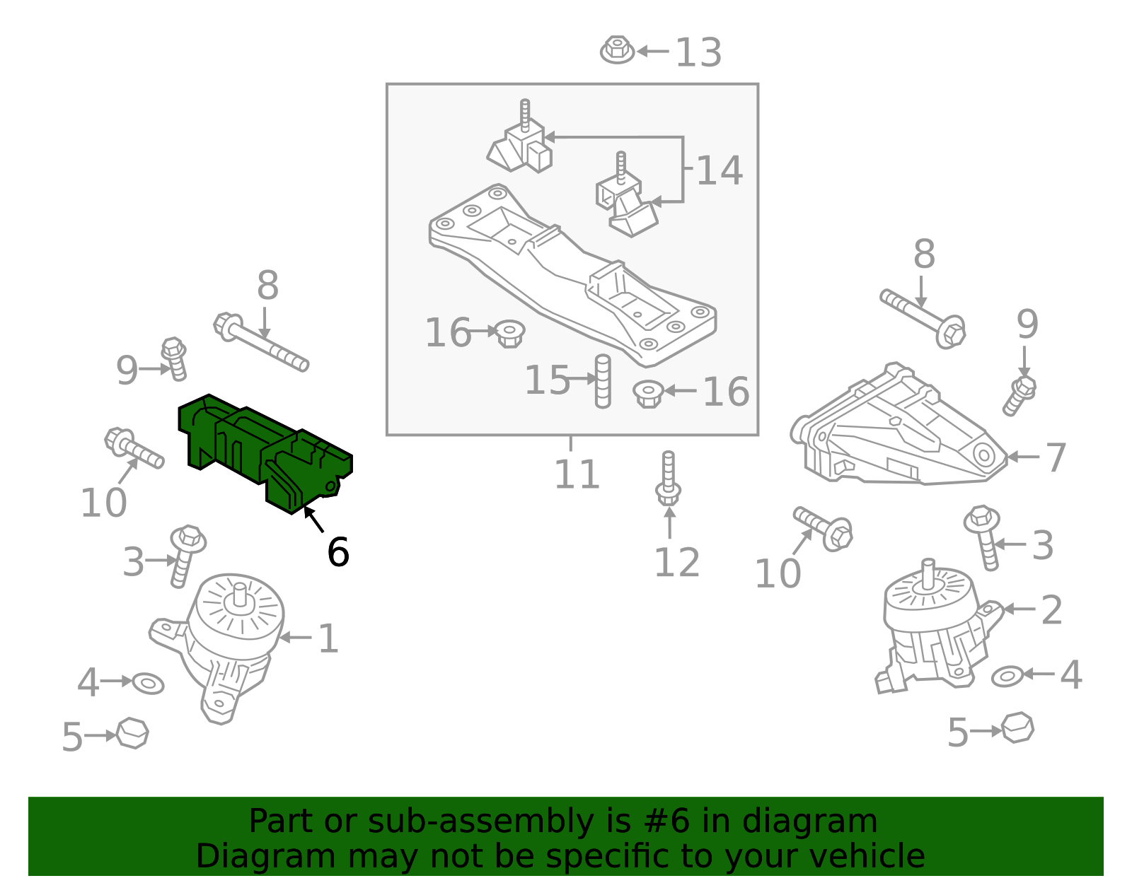 Hyundai Engine Mount Bracket - Secure Powertrain Support - Part #21825 ...