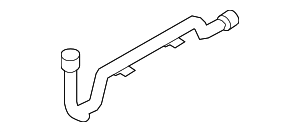 9A1-106-620-01 - 2009-2019 Porsche - Water Pipe 2009-2019 Porsche ...